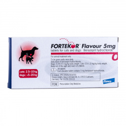 Buy Fortekor for Dogs & Cats (2.5mg Flavour Tablets) from £0.72 | UK Pets